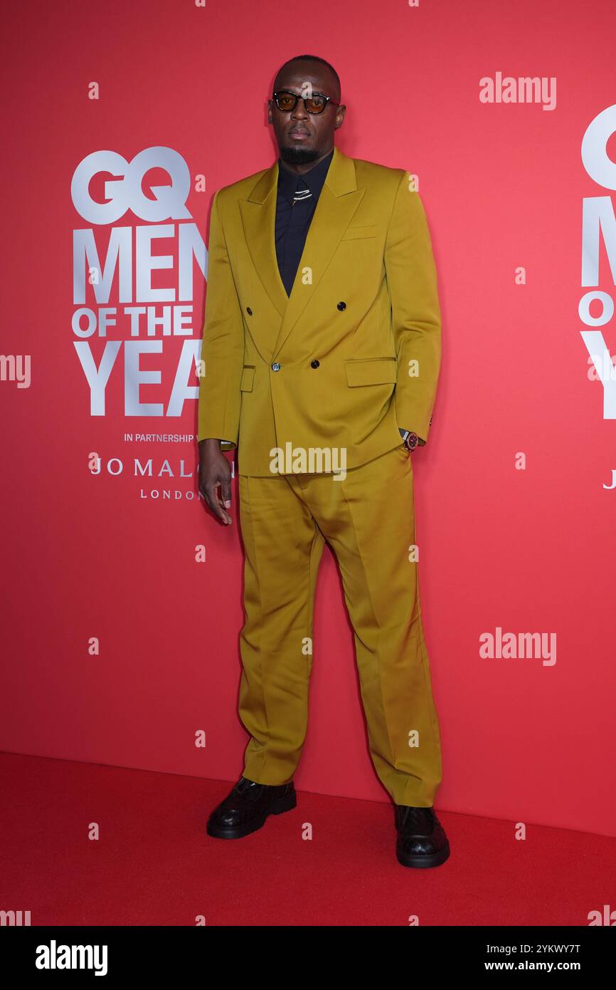 Usain Bolt attends the GQ Men of the Year photocall at Kensington Roof ...