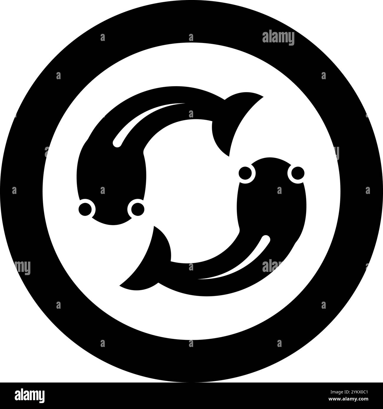 Two fish in aquarium Cut Out Stock Images & Pictures - Alamy