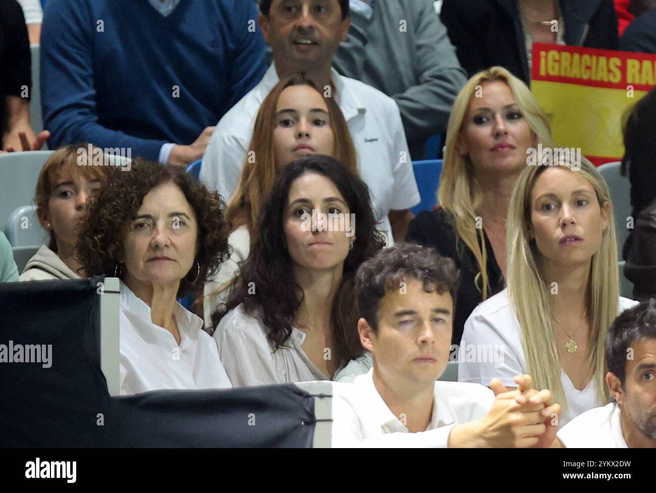 Malaga, Spain. 19th Nov, 2024. Xisca Perello and son Rafael Nadal Jr ...
