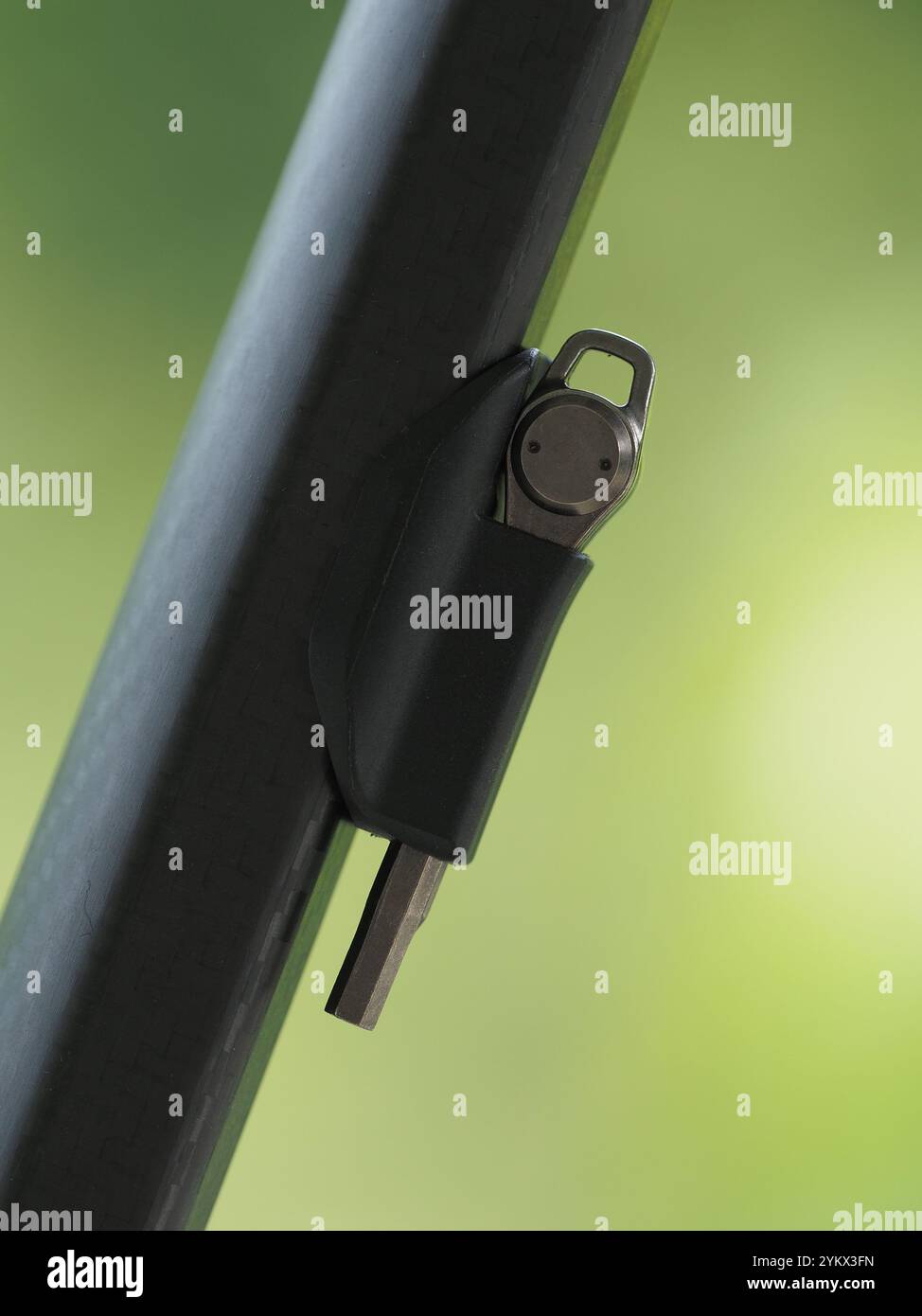 Hexagon key with photography tripod. Alien key on tripod Stock Photo ...