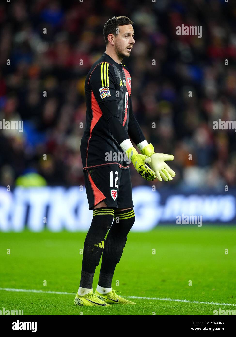 Wales goalkeeper Danny Ward during the UEFA Nations League Group match ...