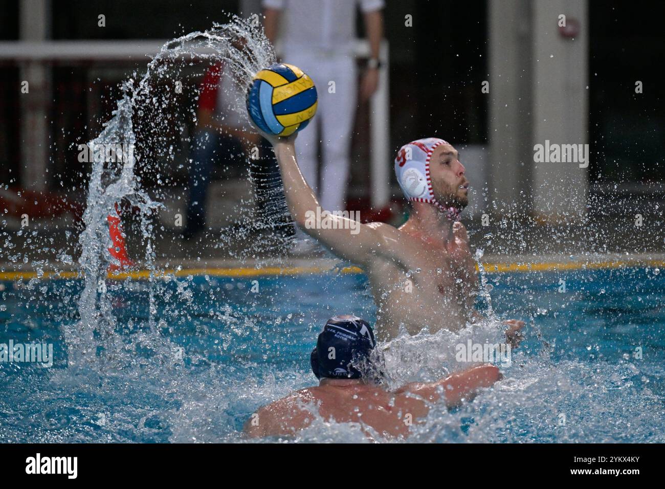 Dusan Matkovic (Primorac Kotor) - Balazs Erdelyi (Savona) during BPER R ...