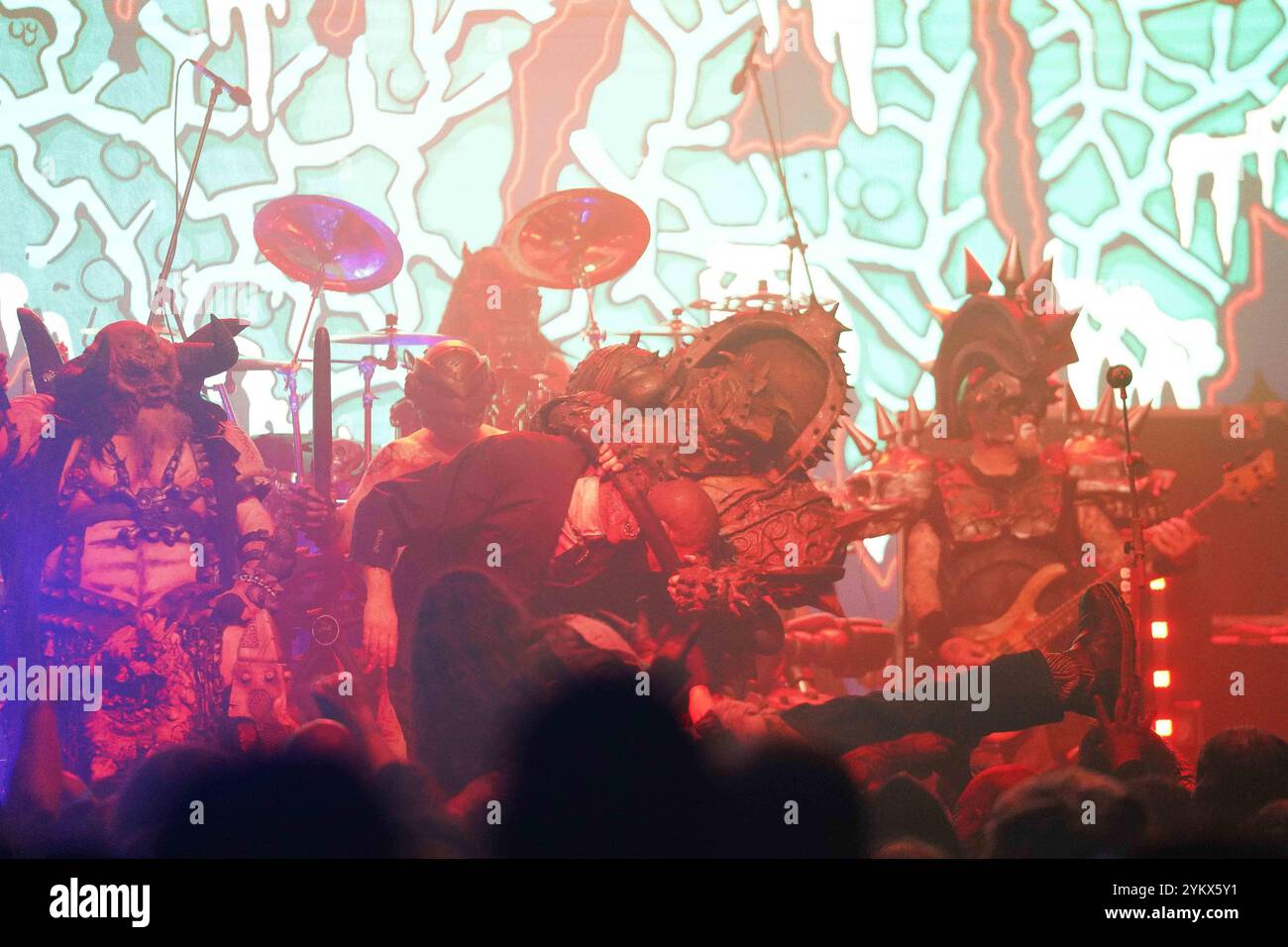 Gwar The Stoned Age Tour Members of the American heavy metal band GWAR ...