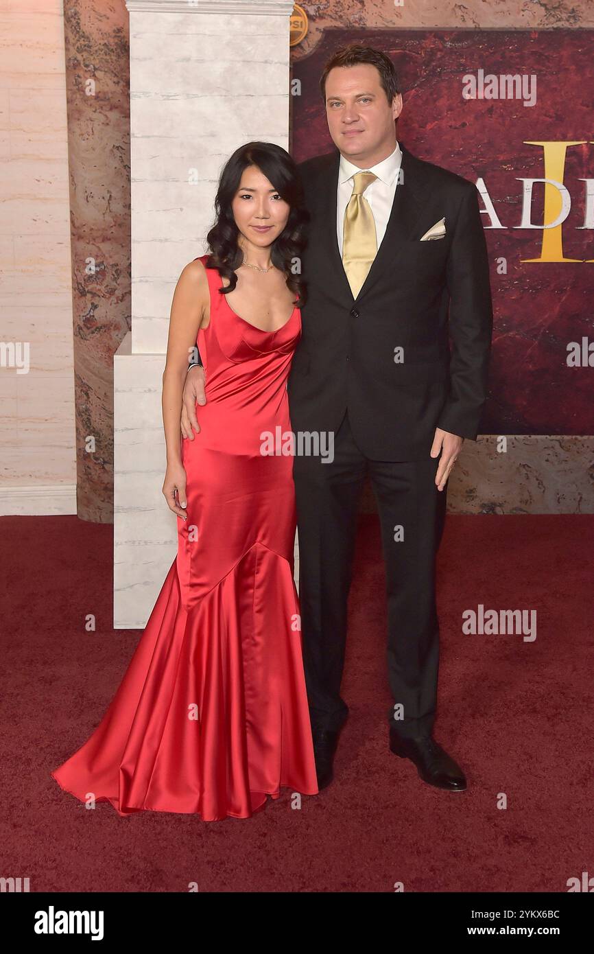 Marika Takeuchi Pruss mit Ehemann Michael Pruss bei der Premiere des ...