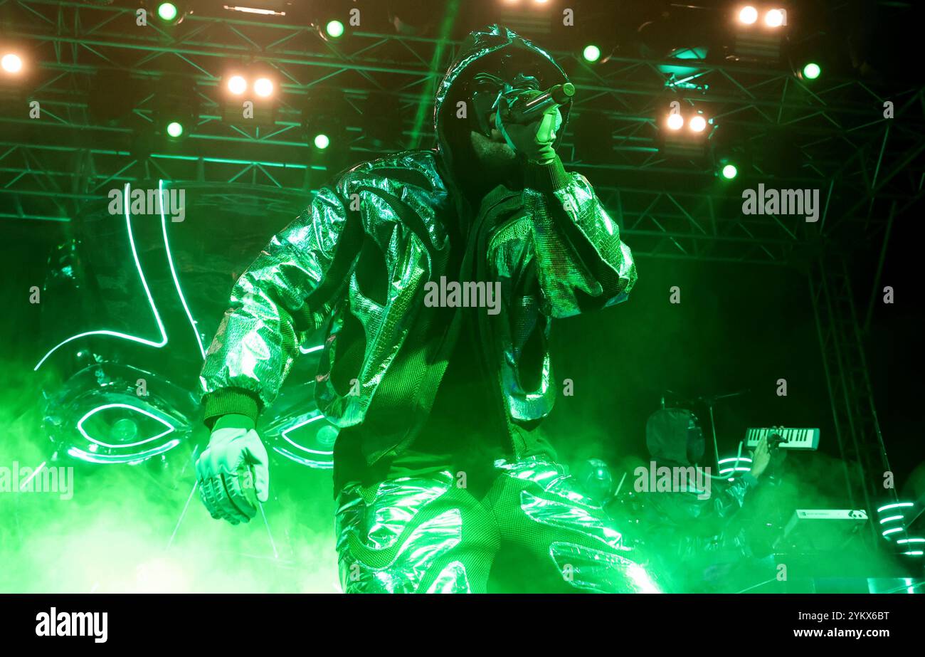 Rostock, Germany. 19th Nov, 2024. The alien Marsimoto, the fictional ...