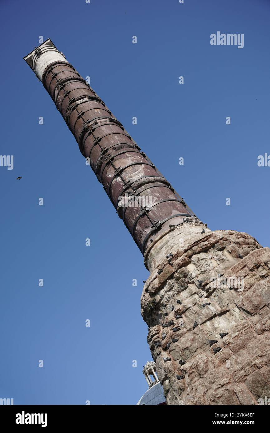 Column of Constantine in Istanbul City, Turkiye Stock Photo - Alamy