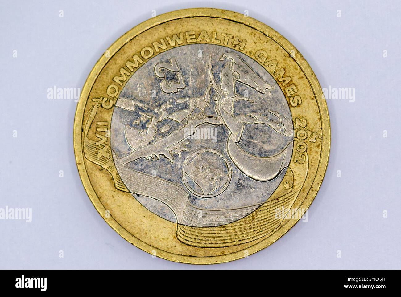 2002 commonwealth games two pound coin hi-res stock photography and ...