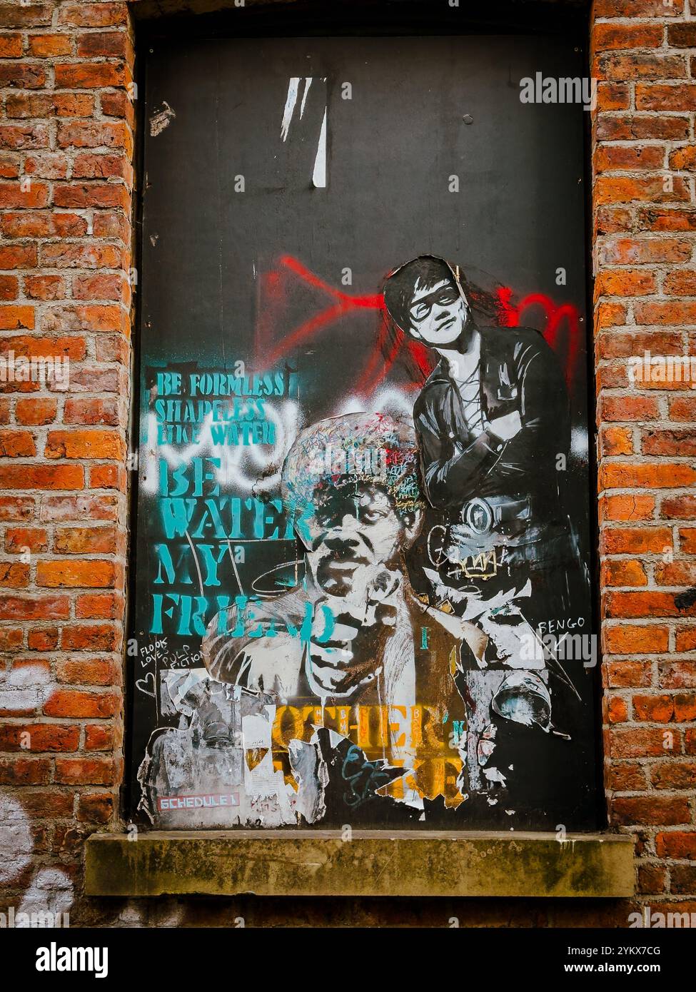 Street Grafitti around Paton Street, Piccadilly, Manchester Stock Photo ...