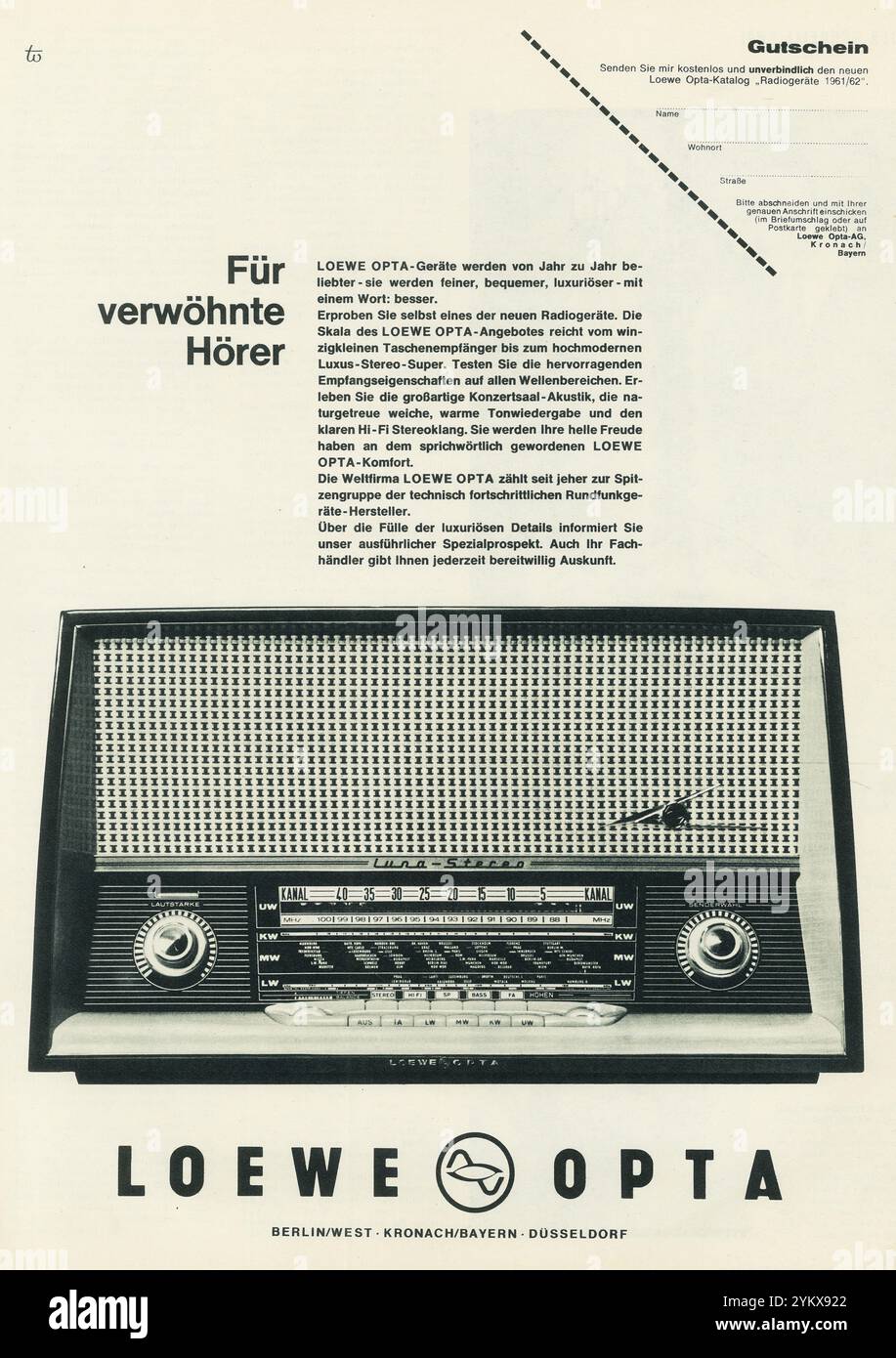 1960s radio home hi-res stock photography and images - Alamy