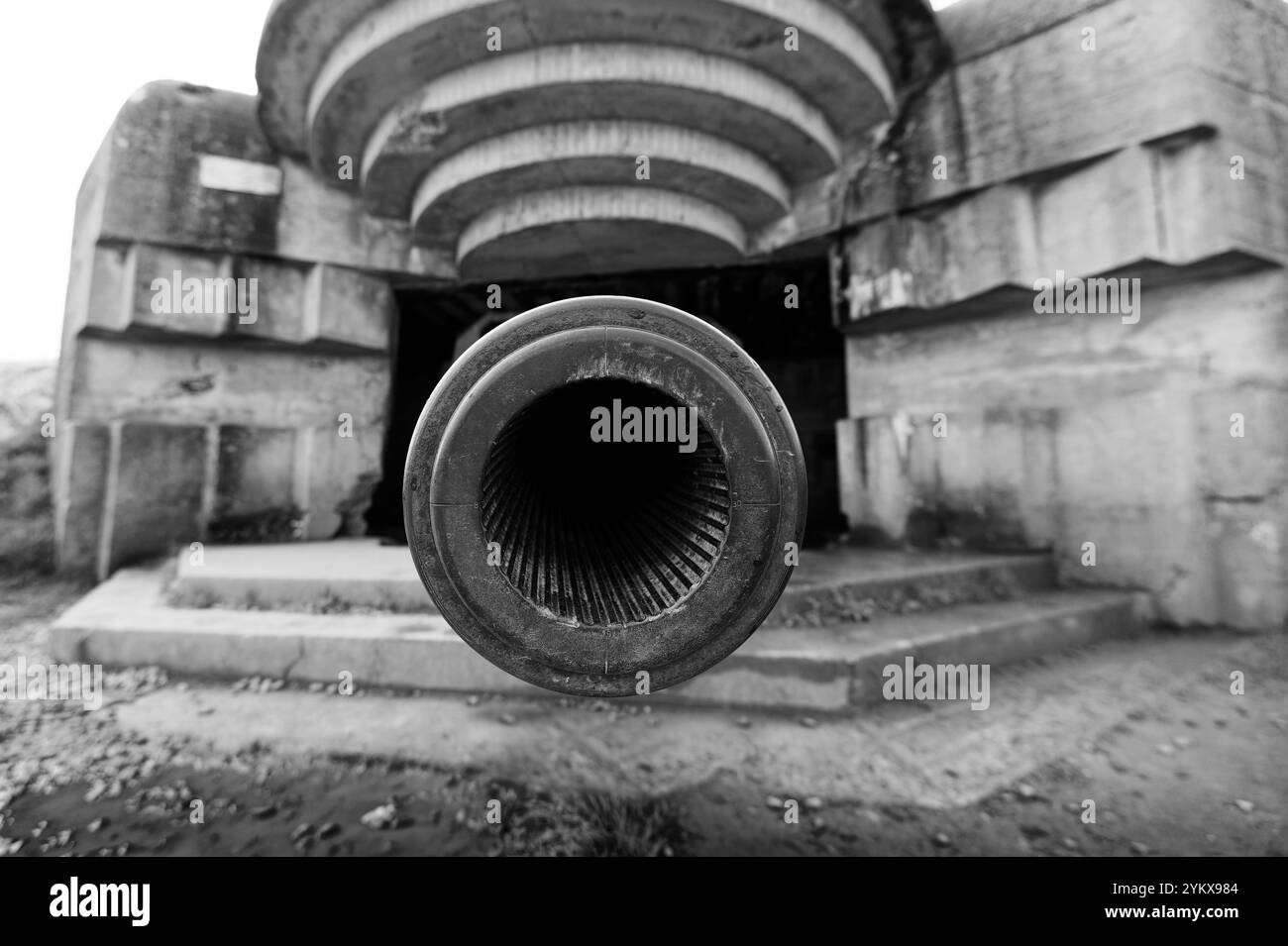 The battery at Longues-sur-Mer , Normandy, France Stock Photo - Alamy