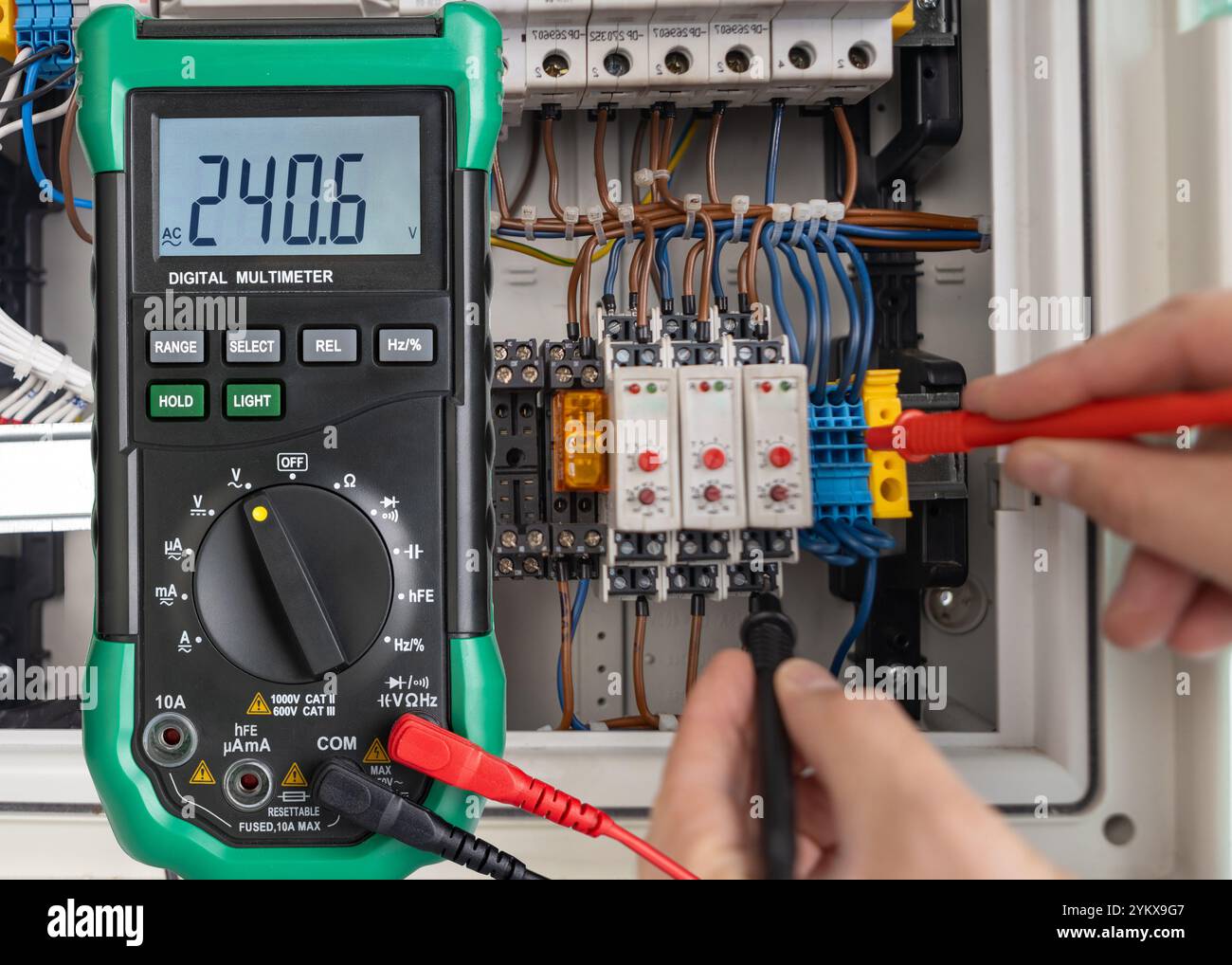 Digital multimeter in measuring hi-res stock photography and images - Alamy