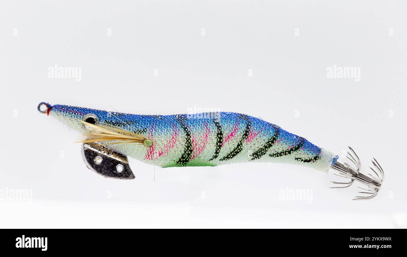 Egi ,in this picture predominantly blue color, its a fake lure for ...