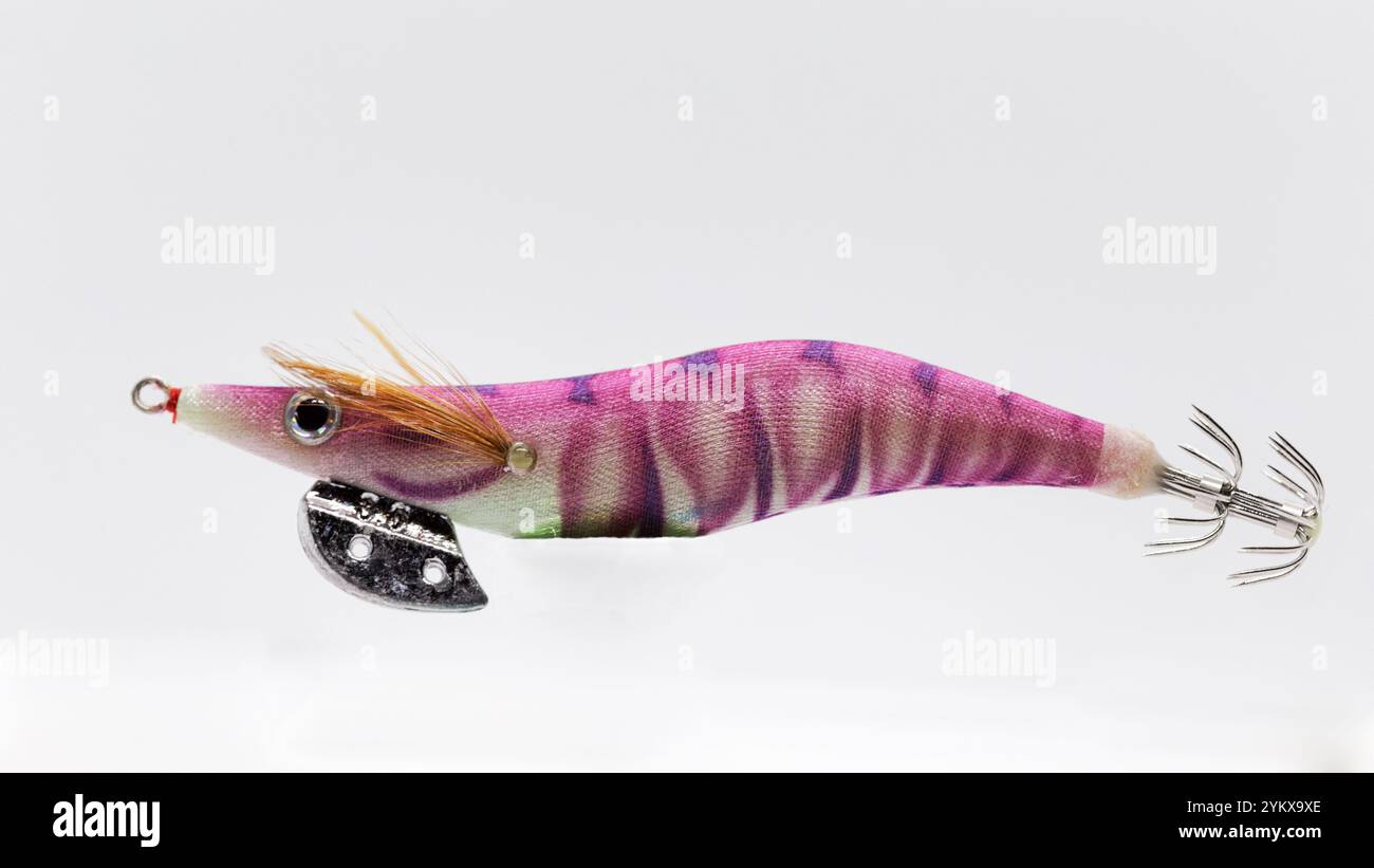 Egi ,in this picture predominantly pink color, its a fake lure for ...