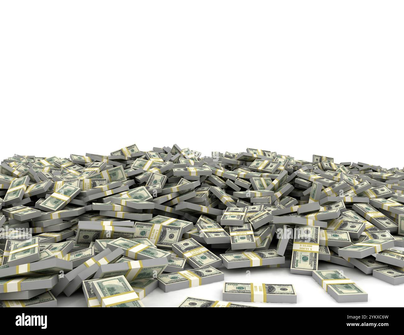 Bundles of hundred dollar bills hi-res stock photography and images - Alamy