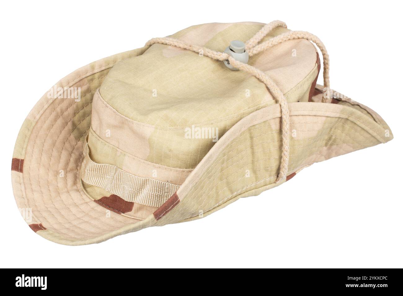 desert camo US ARMY boonie hat isolated on white background Stock Photo ...