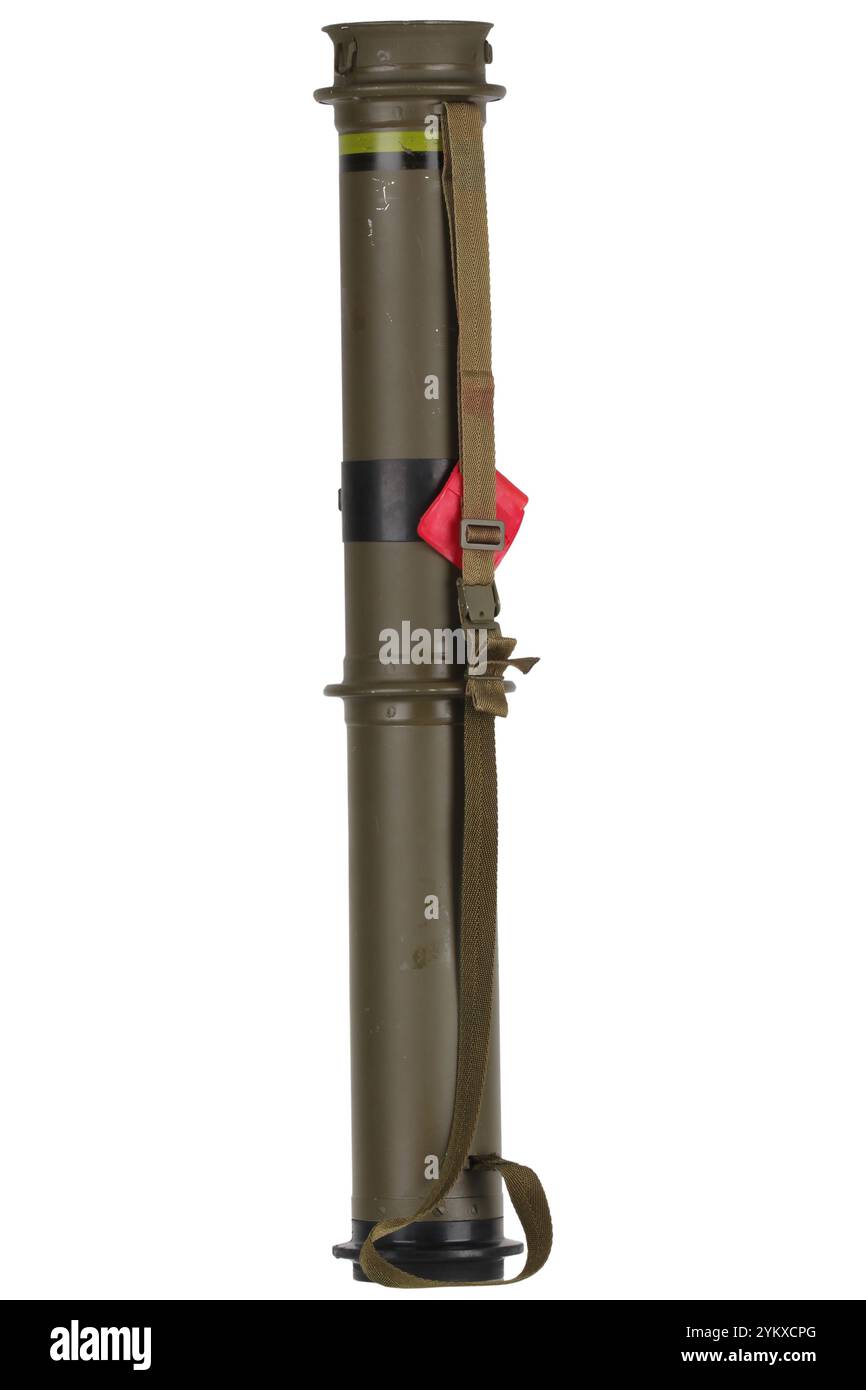 rocket propelled grenade launcher bazooka type isolated on white Stock ...