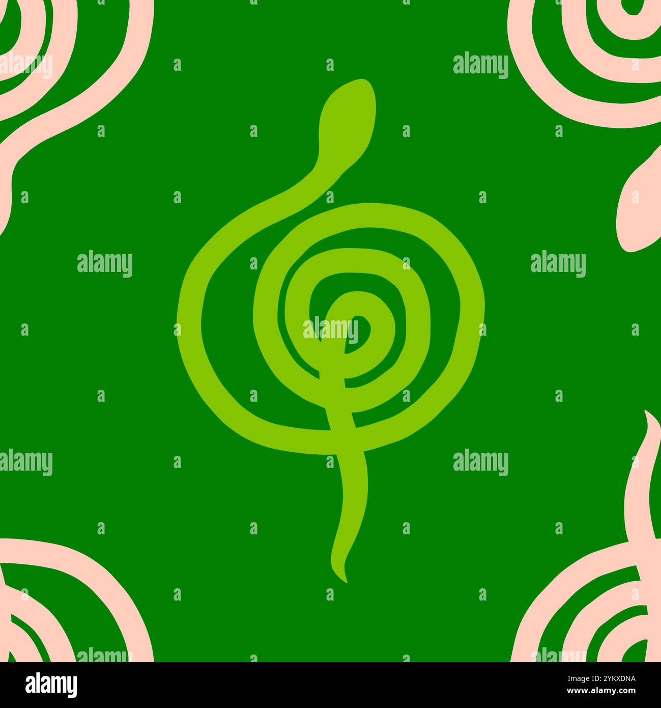 Summer cartoon animals seamless snake pattern for wrapping paper and ...
