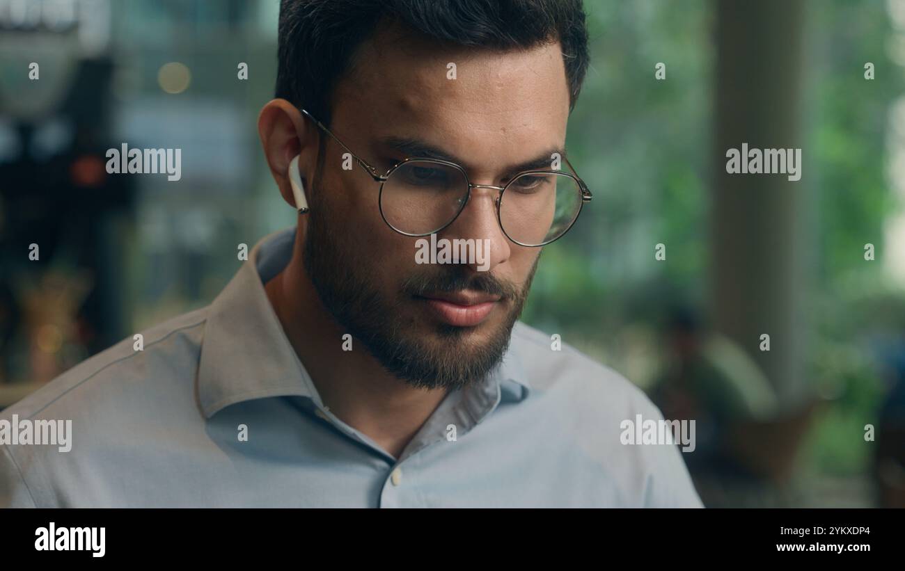 Serious indian male tutor teacher hi-res stock photography and images ...