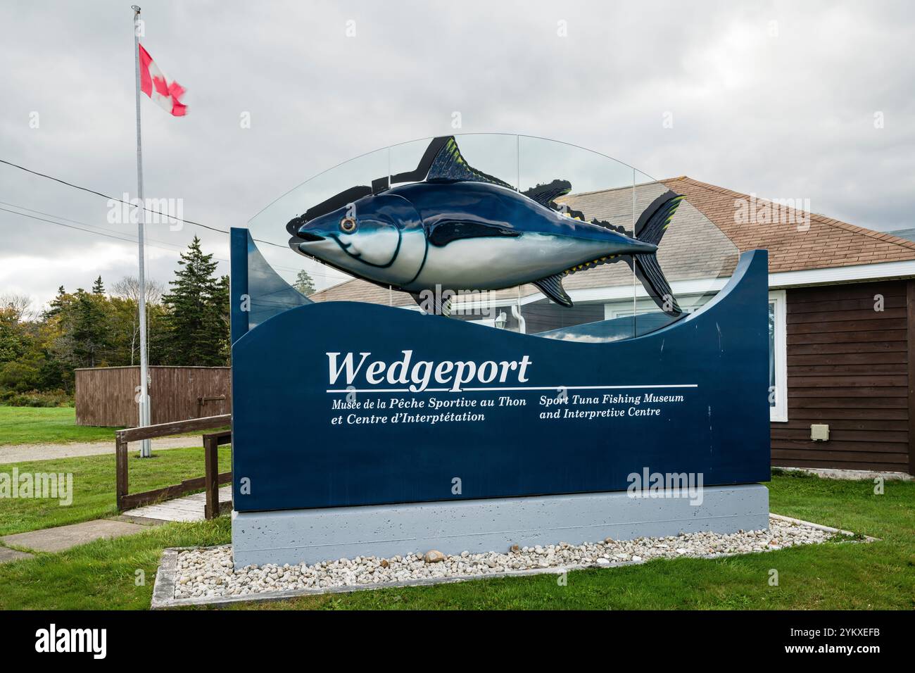 Wedgeport Sport Tuna Fishing Museum Wedgeport, Nova Scotia, CAN Stock ...