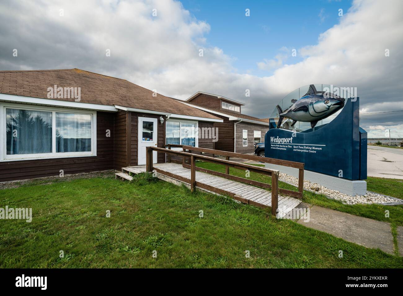 Wedgeport Sport Tuna Fishing Museum Wedgeport, Nova Scotia, CAN Stock ...