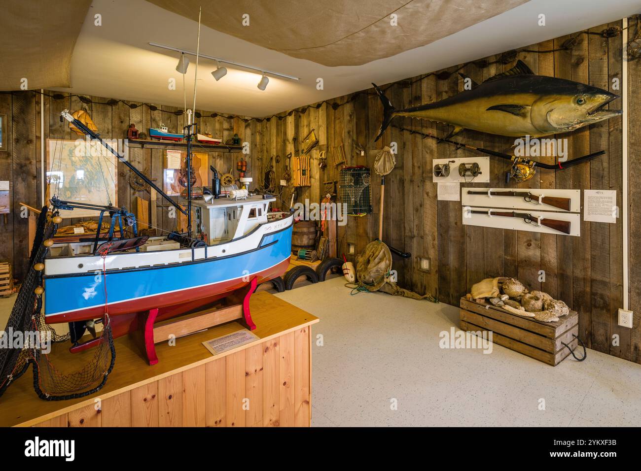 Wedgeport Sport Tuna Fishing Museum Wedgeport, Nova Scotia, CAN Stock ...