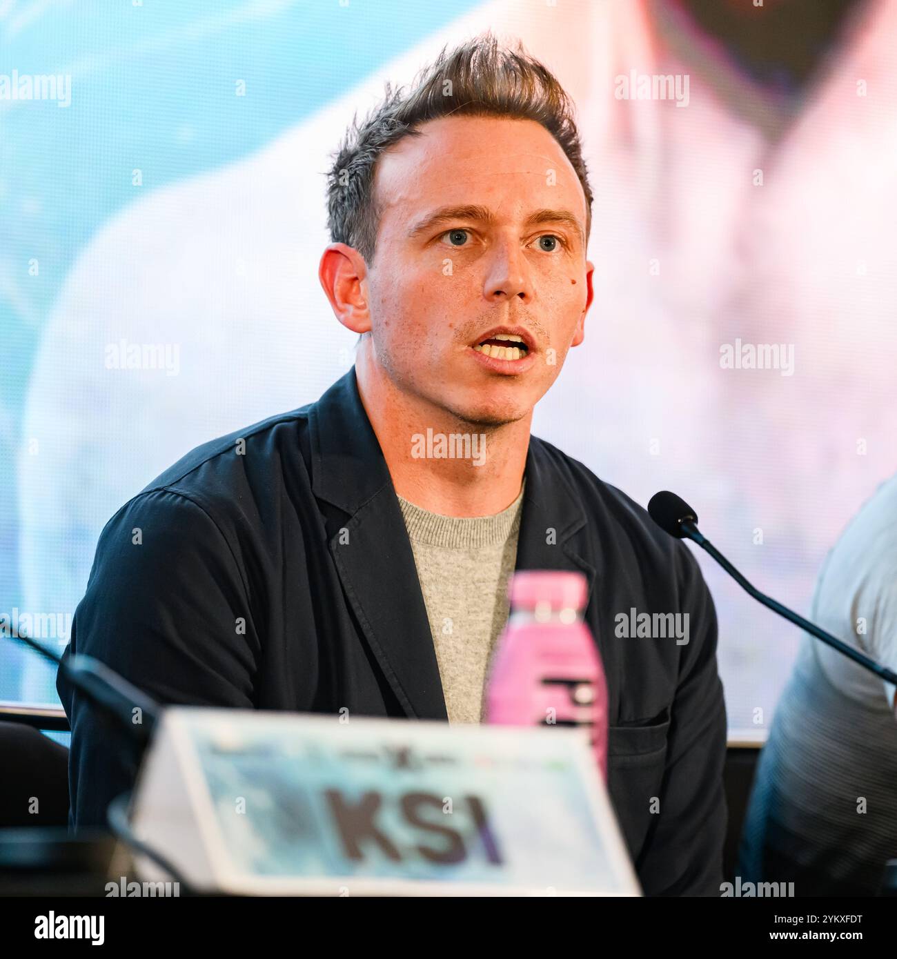 LONDON, UNITED KINGDOM. 19 Nov, 24. Alfie Sharman during Misfits Boxing ...