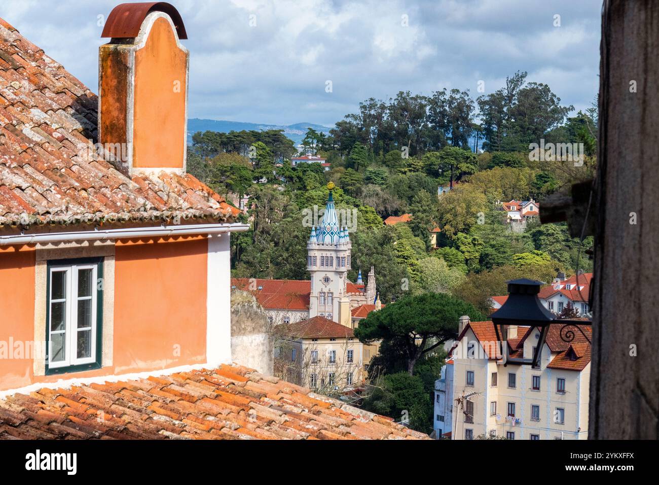 Nestled amidst the rich vegetation of wooded hills,of Sintra, the ...