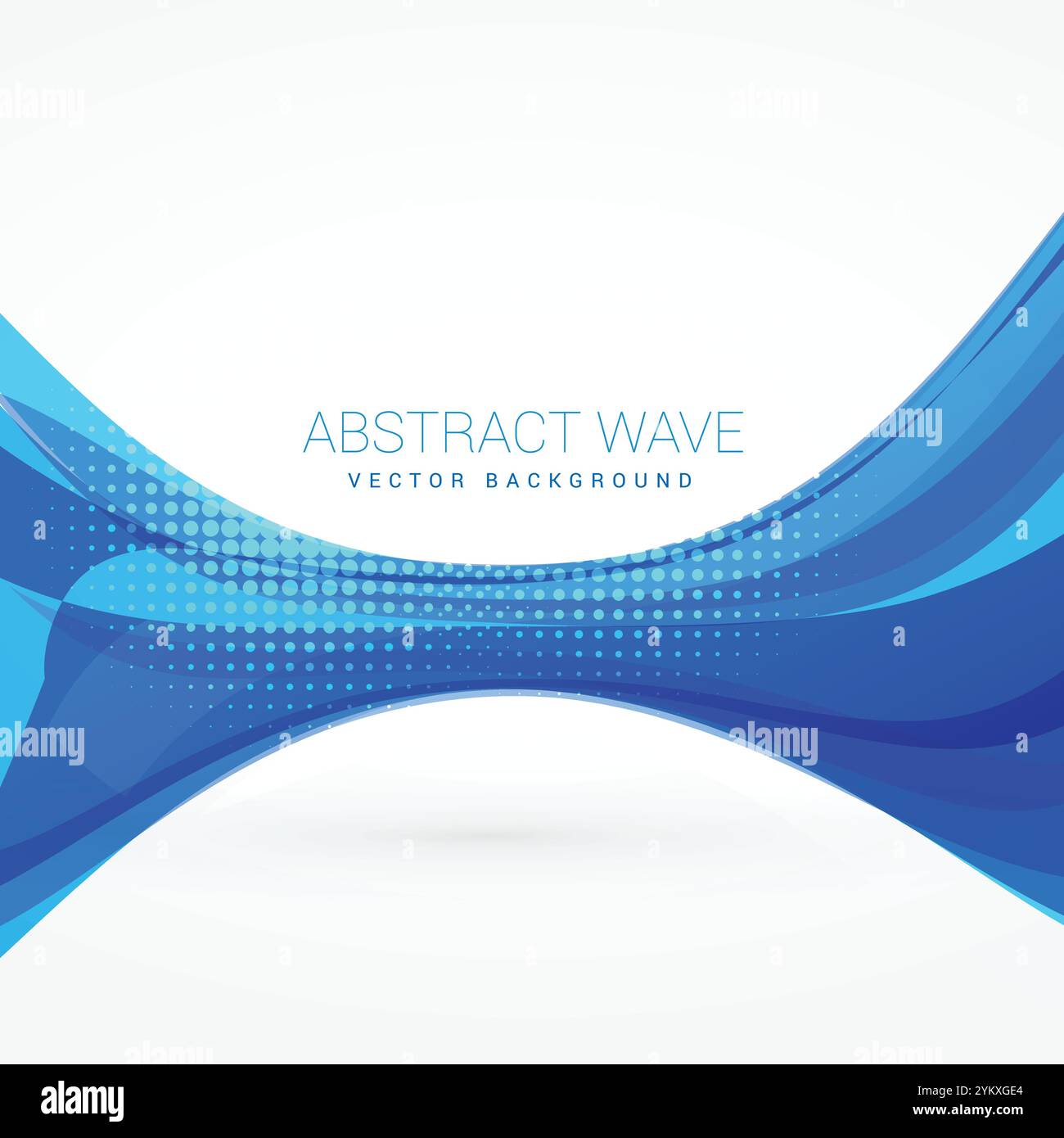 abstract blue wave vector design Stock Vector Image & Art - Alamy