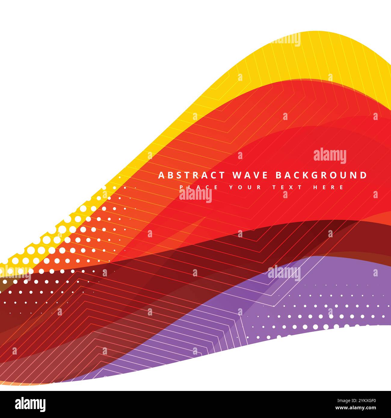 colorful abstract wave background design Stock Vector Image & Art - Alamy