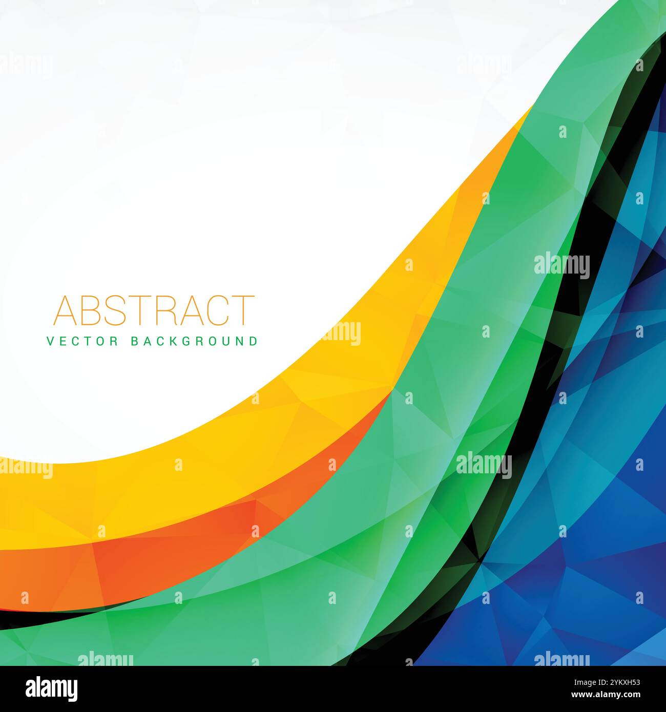 abstract colorful wave design background Stock Vector Image & Art - Alamy