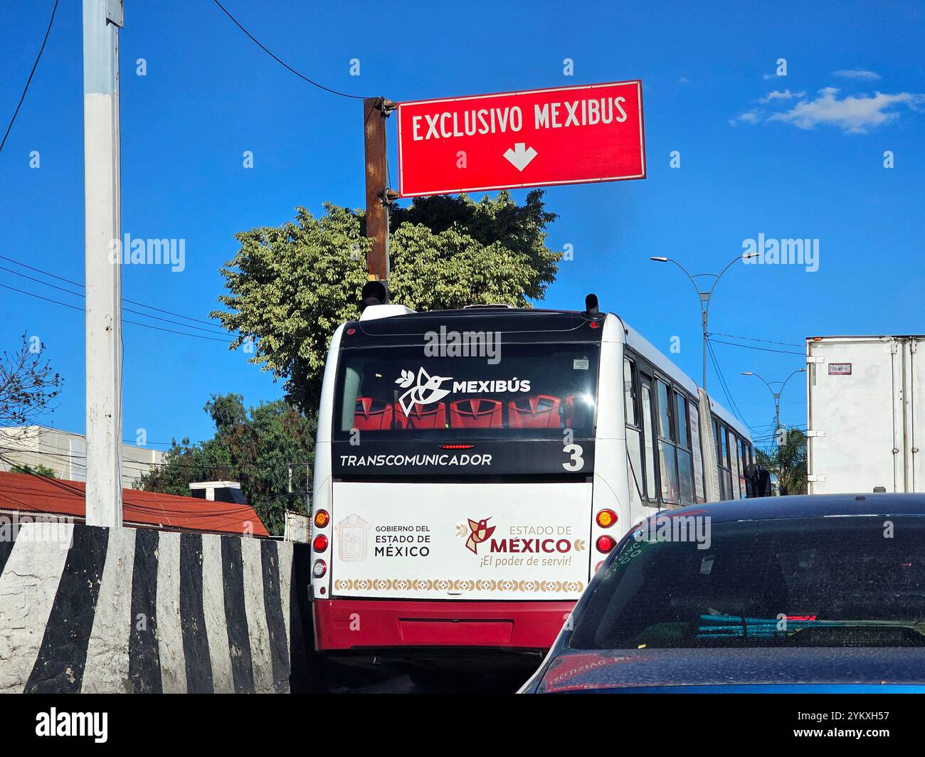 Coacalco, State of Mexico, Mexico - Nov 10 2024: Autobus Mexibus is a ...