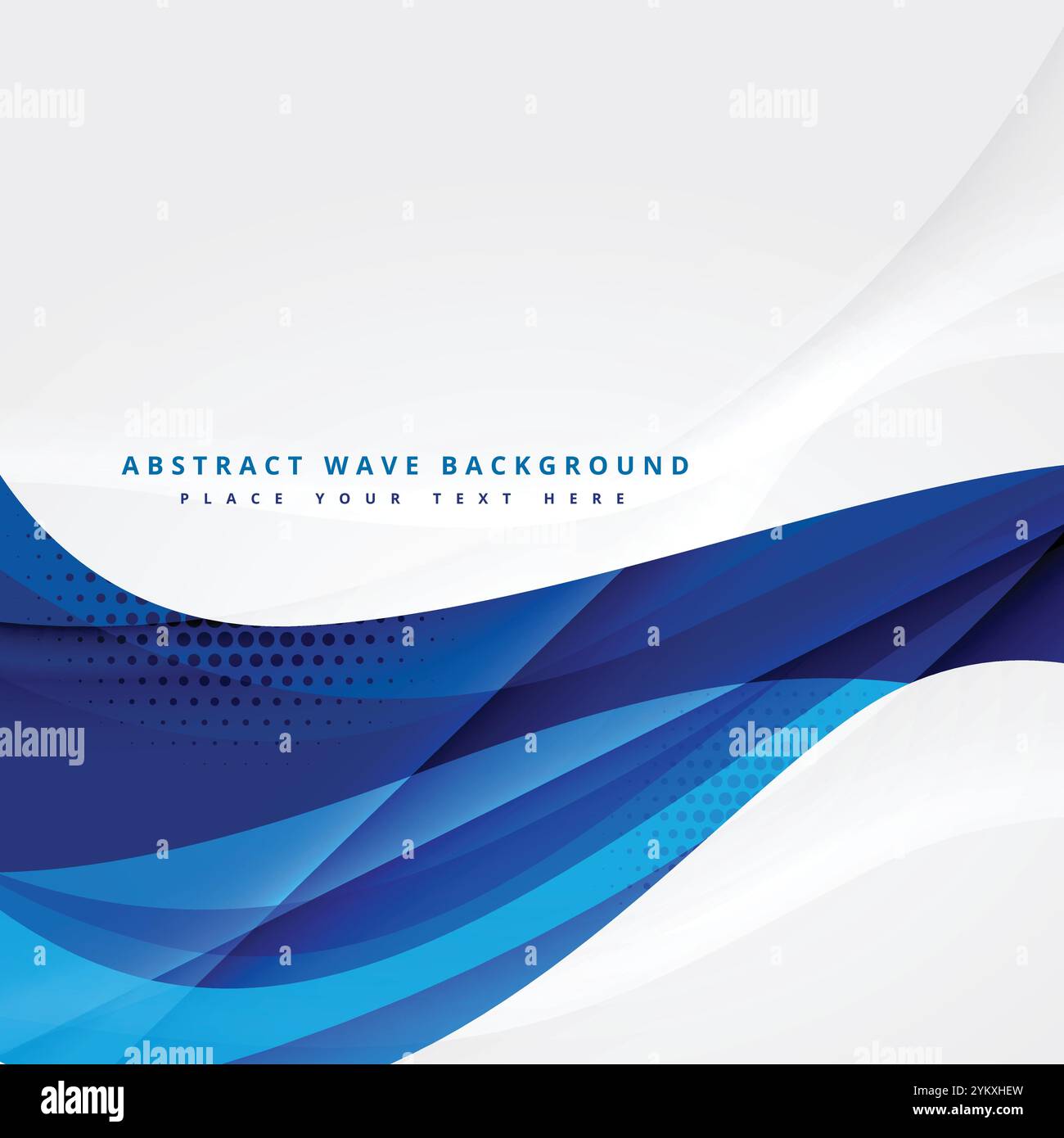 blue business wave design Stock Vector Image & Art - Alamy