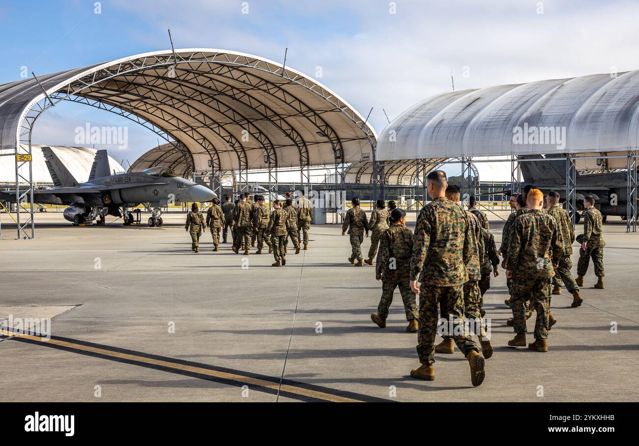 Students from Ardrey Kell High School’s Marine Corps Junior Reserve ...