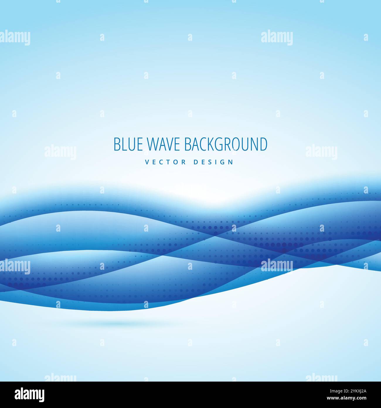 abstract blue wave background Stock Vector Image & Art - Alamy