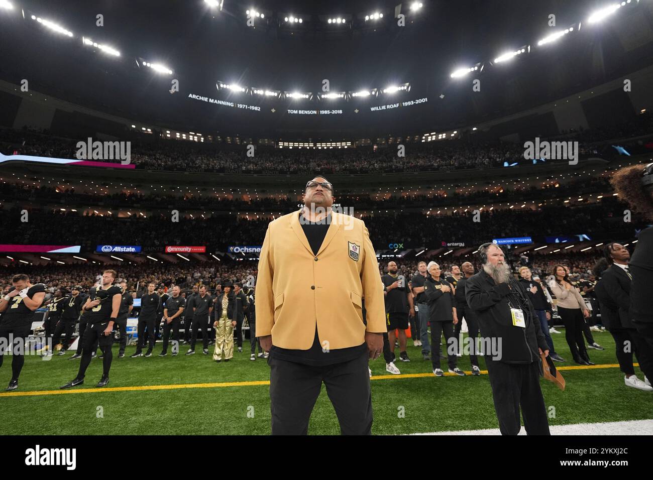Former New Orleans Saints offensive lineman and NFL Hall of Fame ...