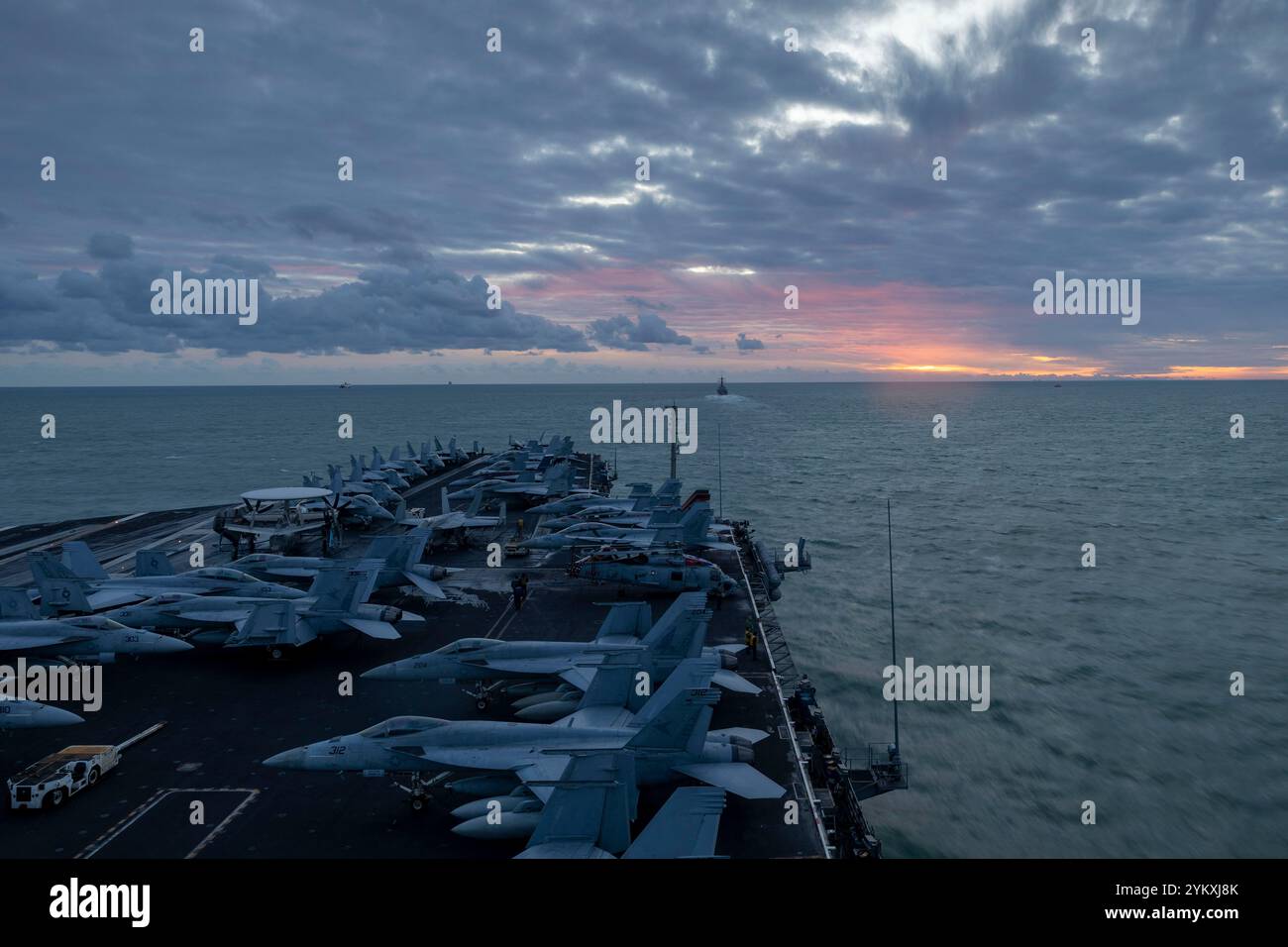 241117-N-SW048-1085 NORTH SEA (Nov. 17, 2024) The Nimitz-class aircraft ...