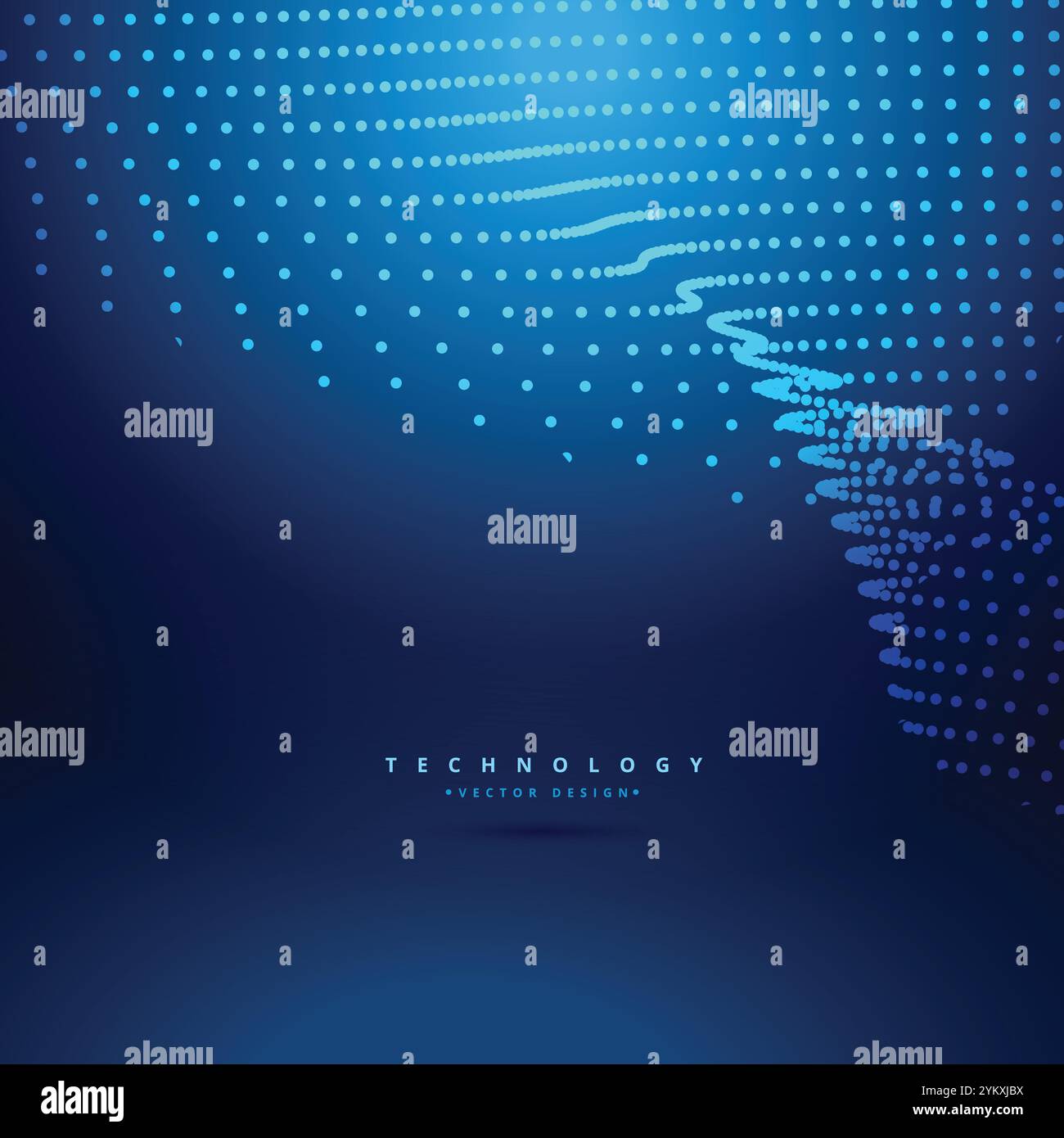 Dot wave Stock Vector Images - Alamy