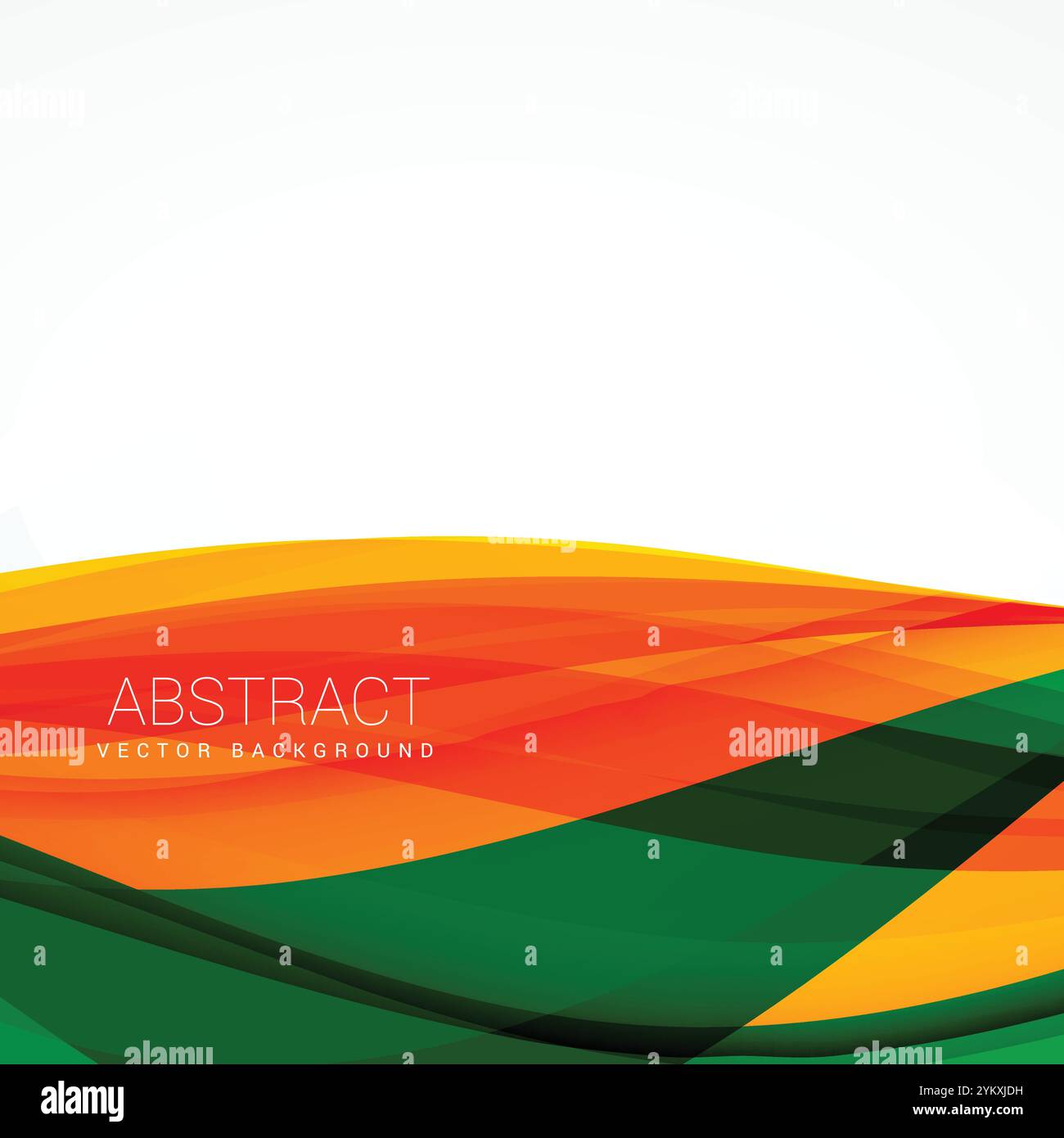 Smooth wave vibrant neon green Stock Vector Images - Alamy