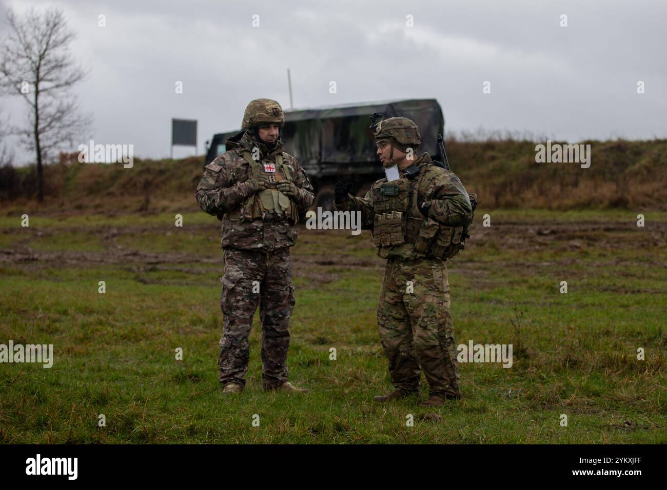 A United States Army gunnery sergeant assigned to Field Artillery ...