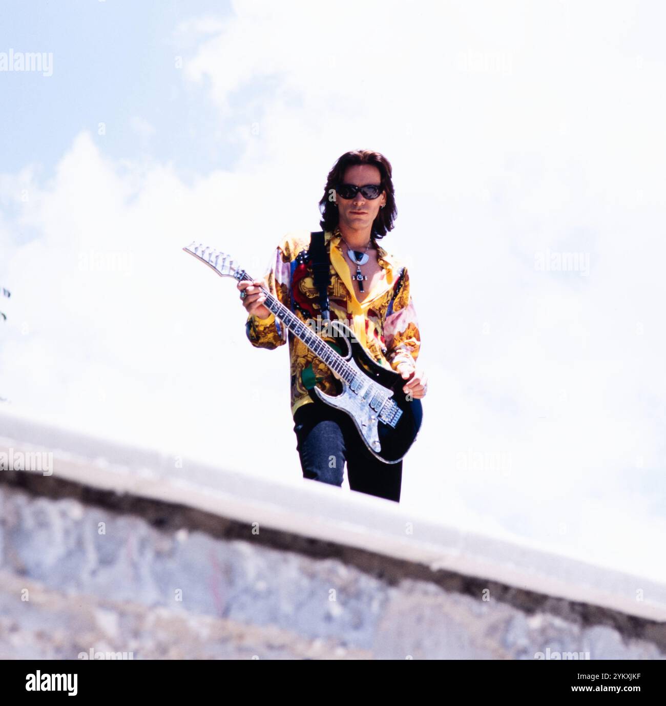 Steve Vai Los Angeles, California 1993 Credit: Ross Pelton/MediaPunch ...