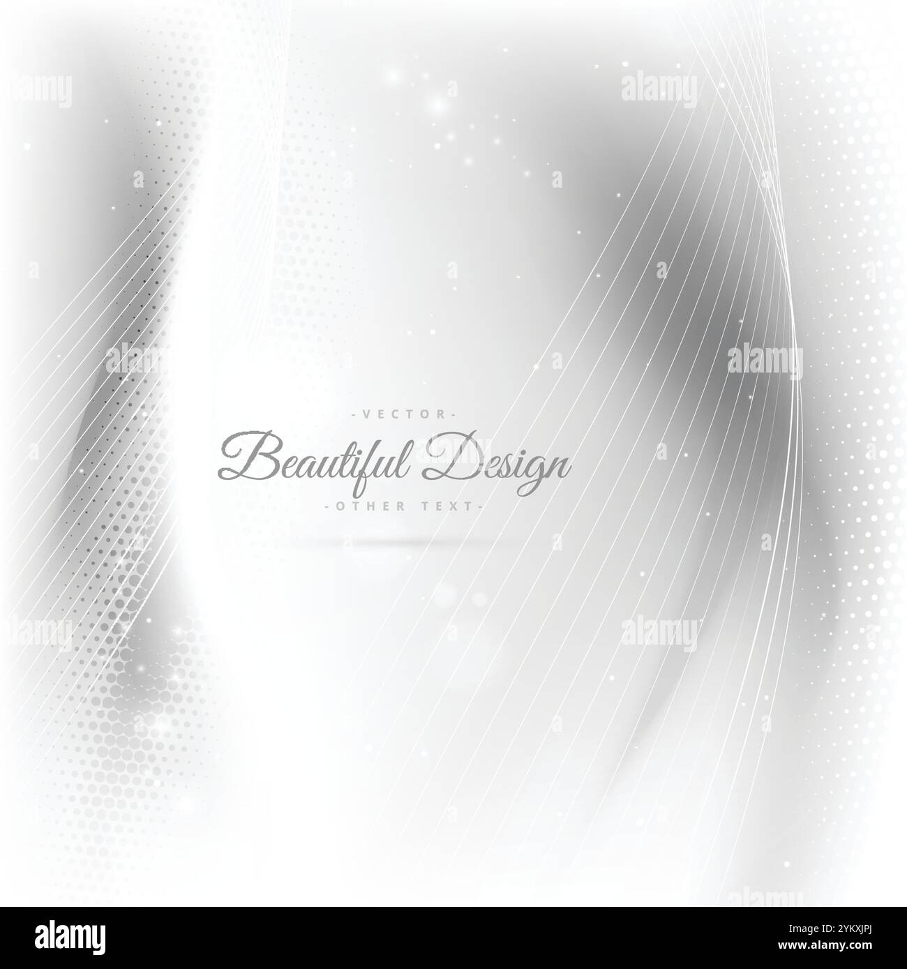 beautiful wave white background Stock Vector Image & Art - Alamy