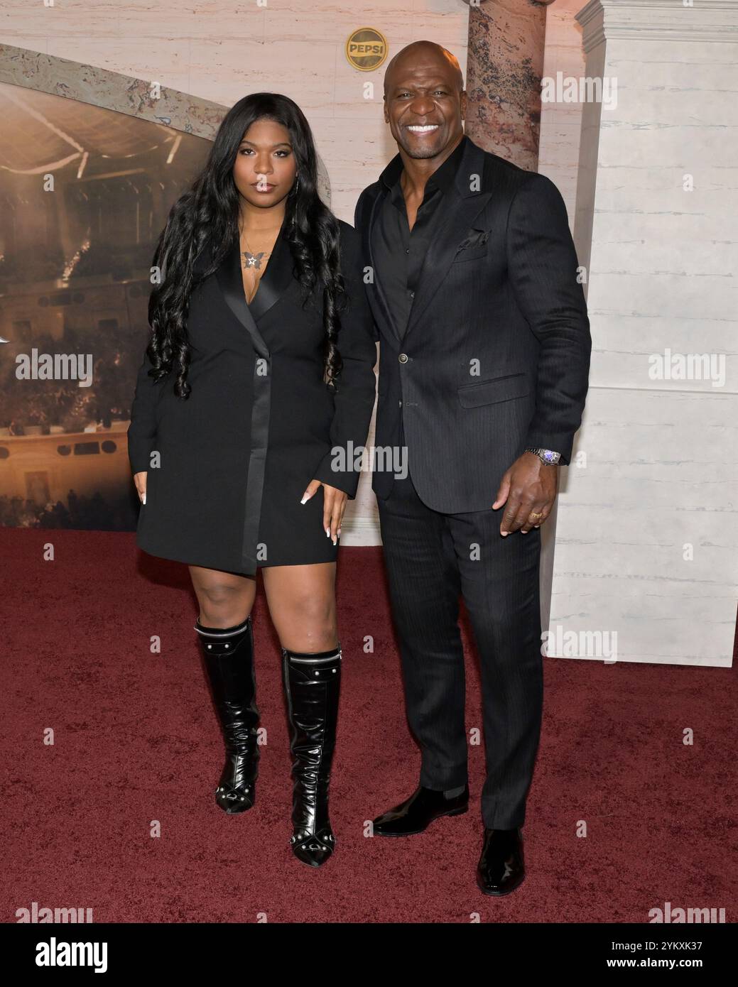 Hollywood, California, USA. 19th Nov, 2024. Tera Crews and Terry Crews ...