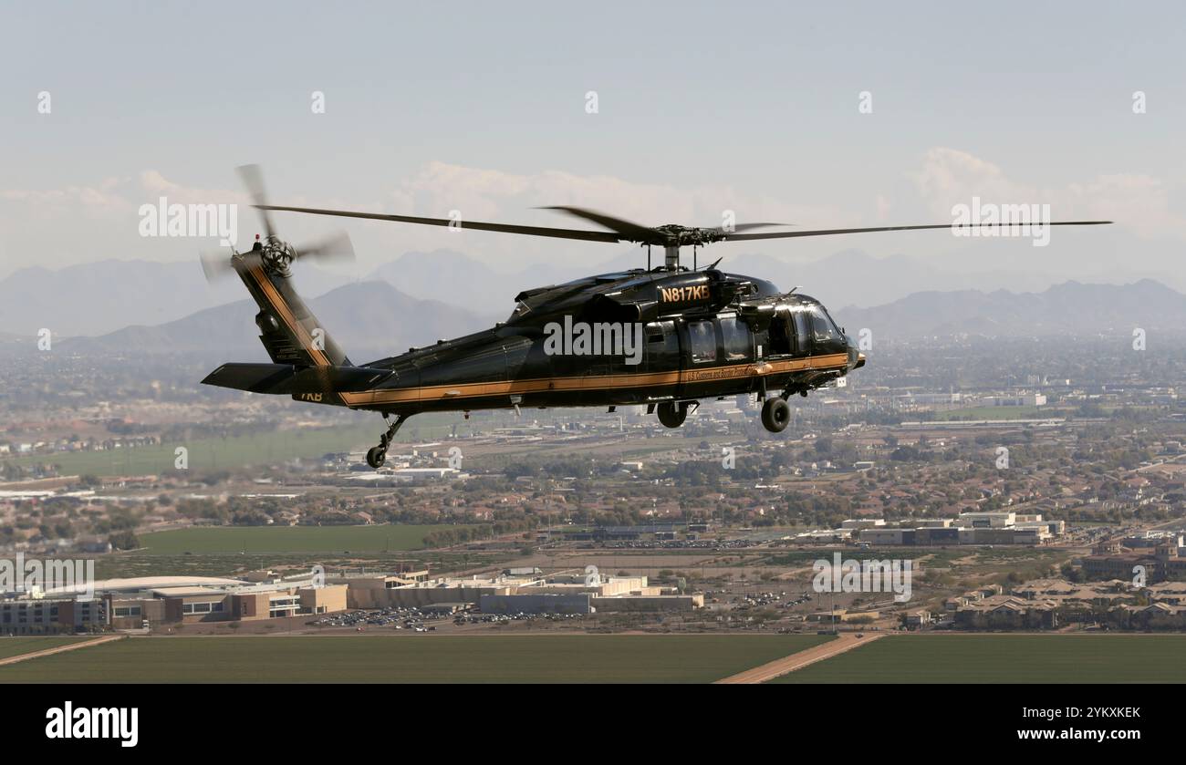 A U.S. Customs and Border Protection Air and Marine Operations UH-60 ...