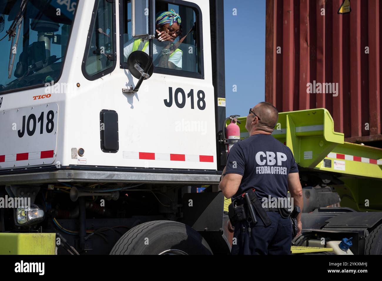U.S. Customs and Border Protection officers with the Office of Field ...