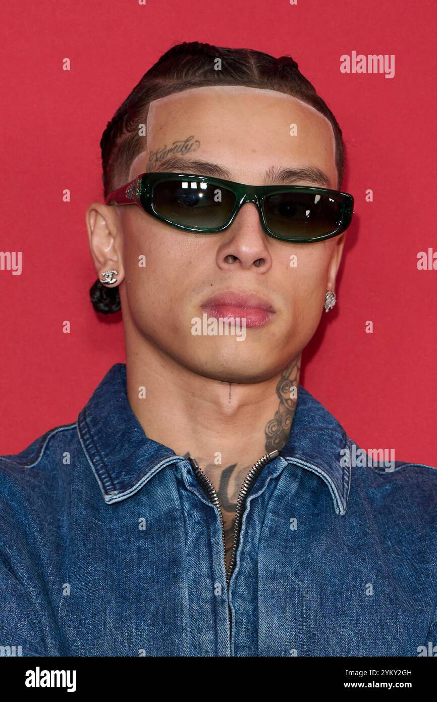 Central Cee poses for photographers upon arrival at the GQ Men of the ...