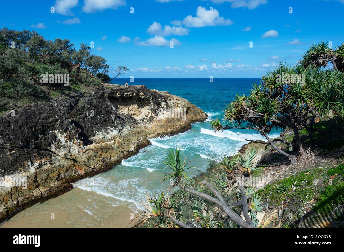 Beautiful scenery along the popular North Gorge Walk, North Stradbroke ...