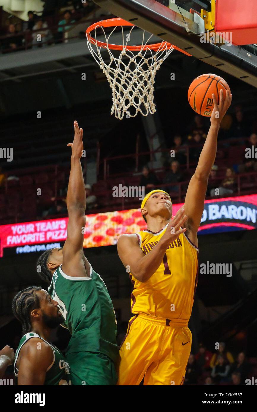 Minneapolis, Minnesota, USA. 19th Nov, 2024. Minnesota Golden Gophers ...