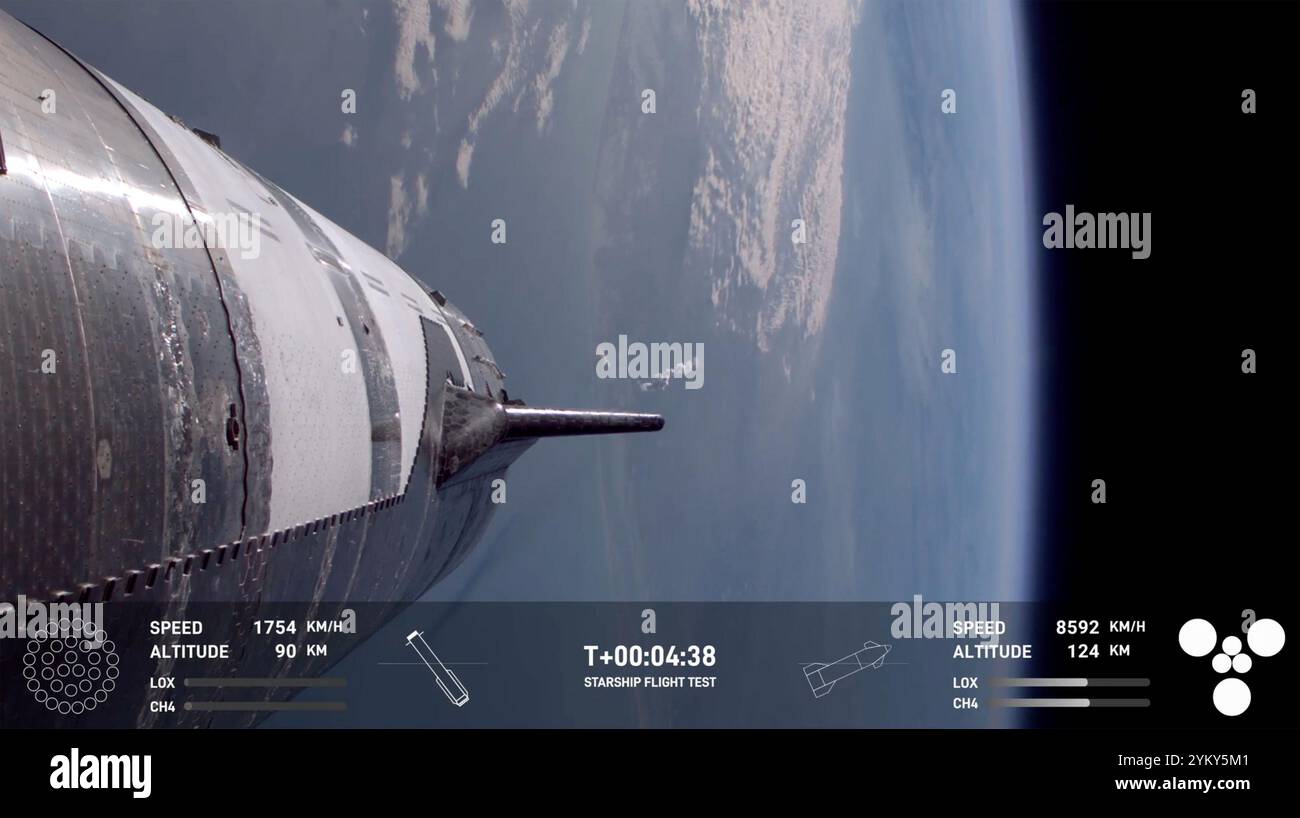 Boca Chica, United States. 19th Nov, 2024. SpaceX successfully launched ...