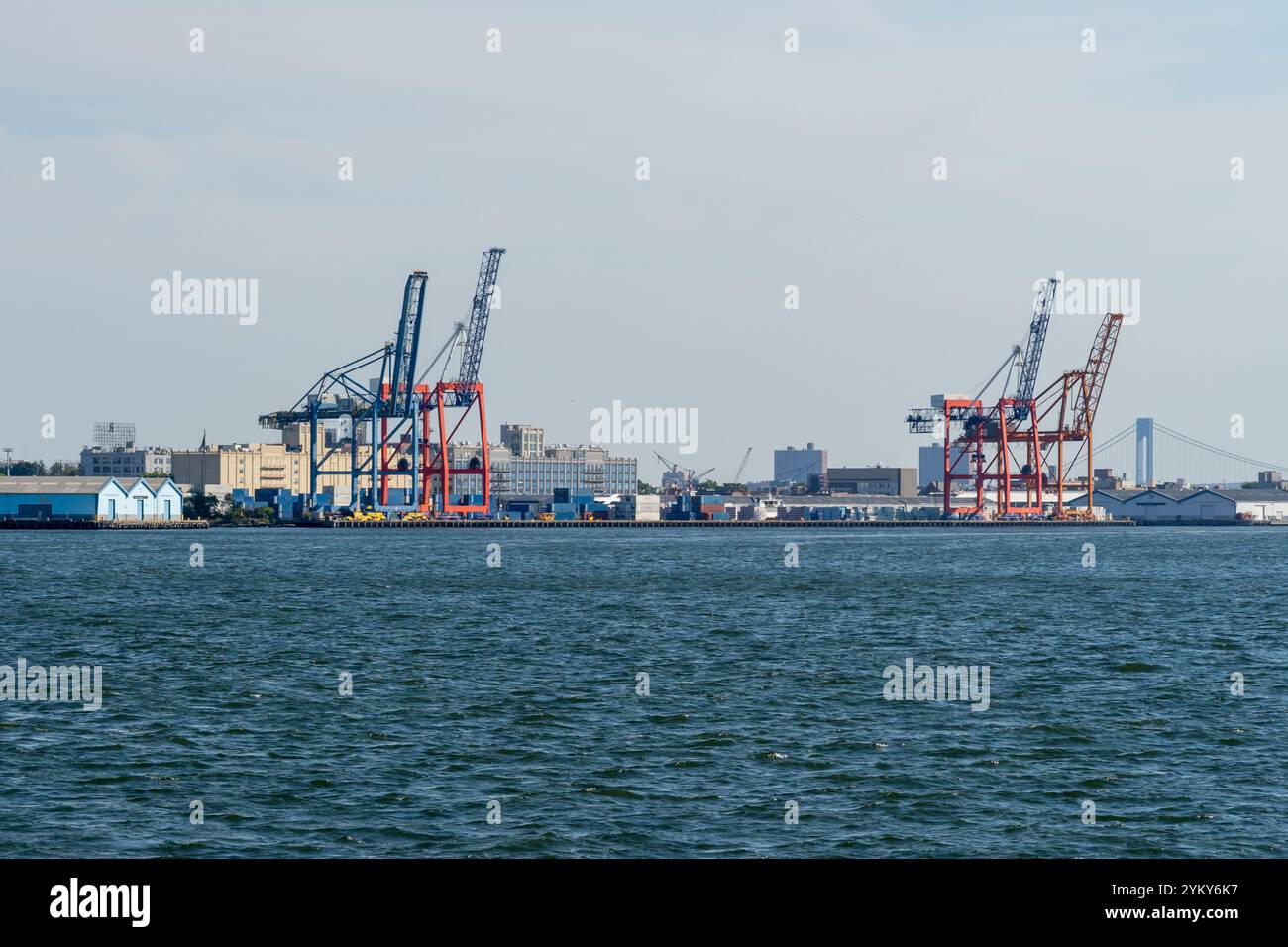 The Red Hook marine terminal in Brooklyn, New York City, USA Stock ...