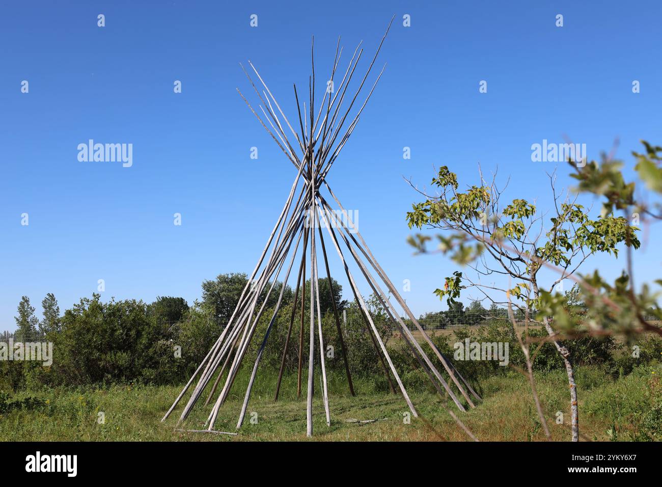 Wigwam frame hi-res stock photography and images - Alamy